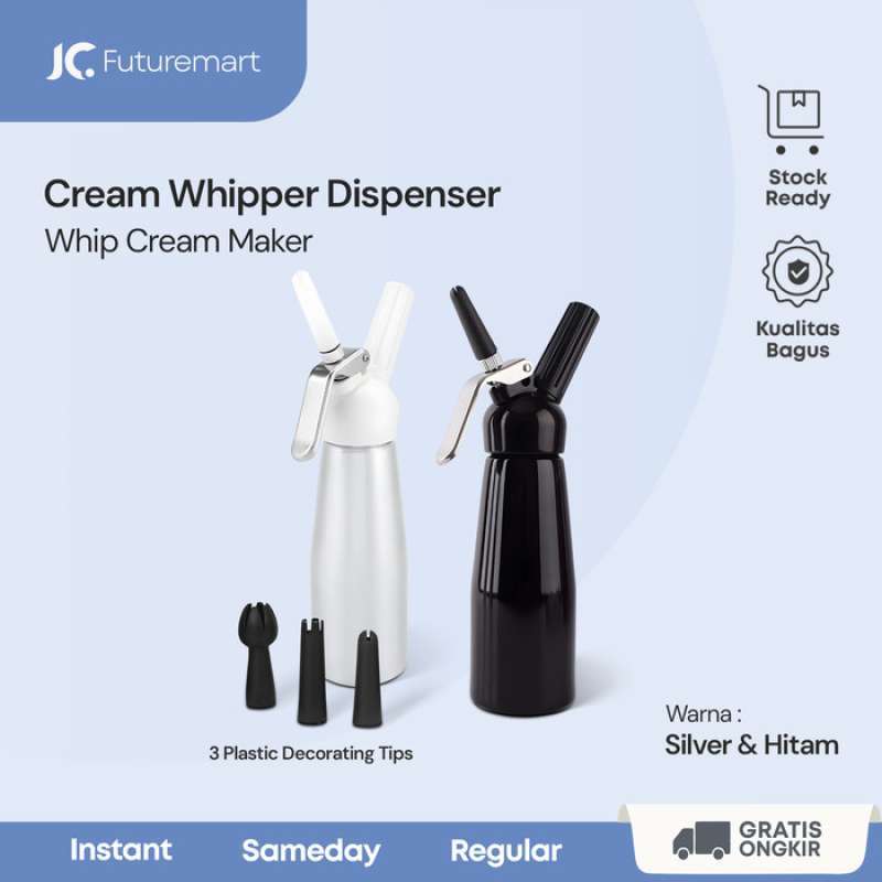 Promo Whipper Dispenser Siphon Foam Whip Cream Maker 500ml Pnt-04 ...