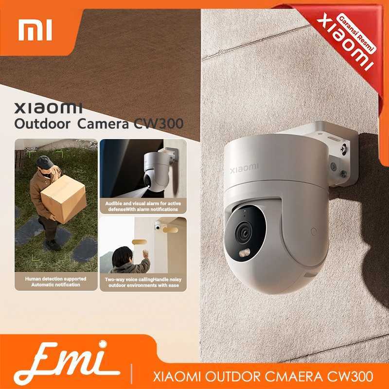 Jual Mi Cctv Cw300 Outdoor Camera 2.5k Ultra-clear 4mp Ip66 Full-color Night Vision Kamera ...