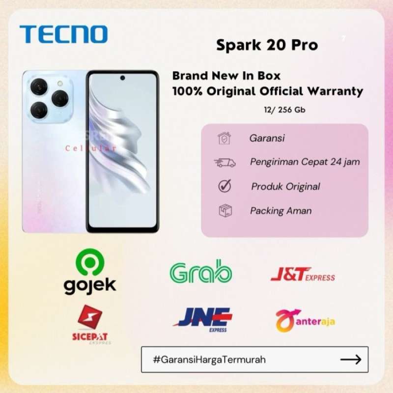 Promo Tecno Spark Pro Gb Garansi Resmi Diskon Di Seller Kanzahana Store Koja