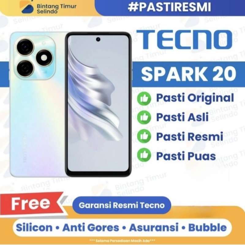 Promo Tecno Spark 20 Nfc 8/256gb Garansi Resmi Tecno Indonesia Diskon 33% Di Seller Kanzahana ...