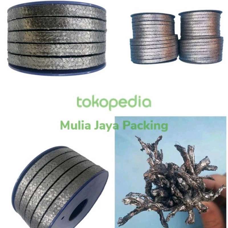 Promo Gland Packing Graphite Kawat Inconel 1 ( 25mm X 5kg ) Diskon 23% ...