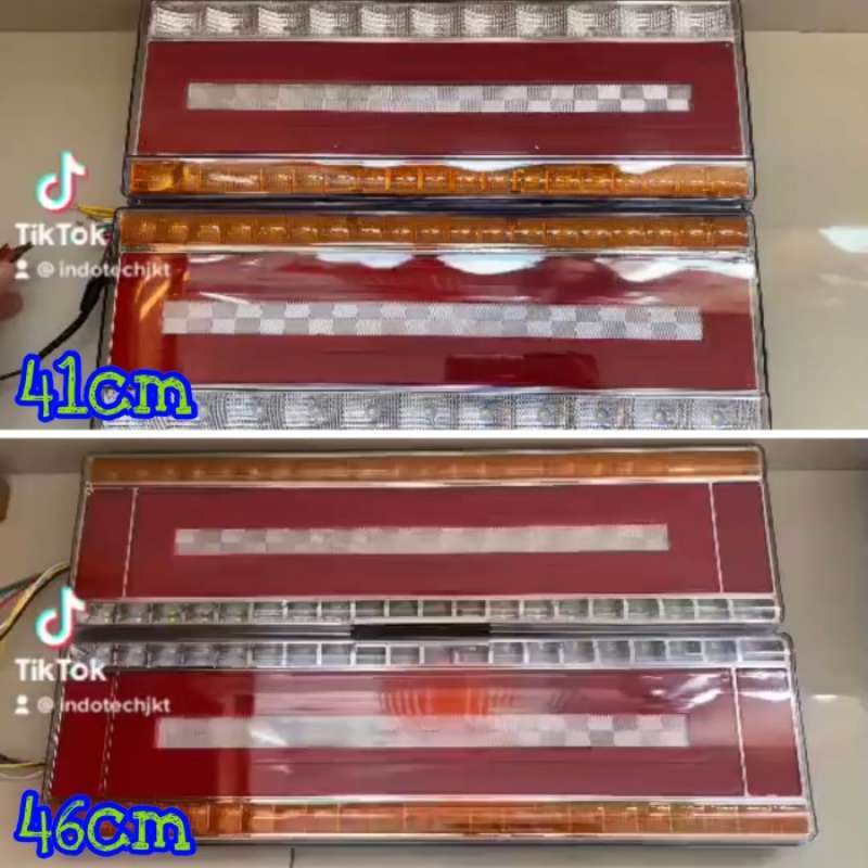 Promo Stop Lamp Truk 24 Volt Model Persegi New Diskon 27% Di Seller Dm ...