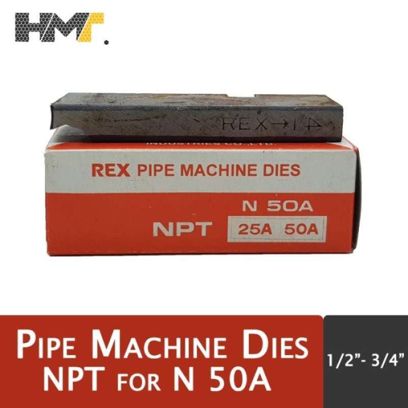 Promo Rex Pipe Machine Dies Npt For N 50a (1/2 - 3/4) / Mesin Senai Pipa Diskon 23% Di Seller ...