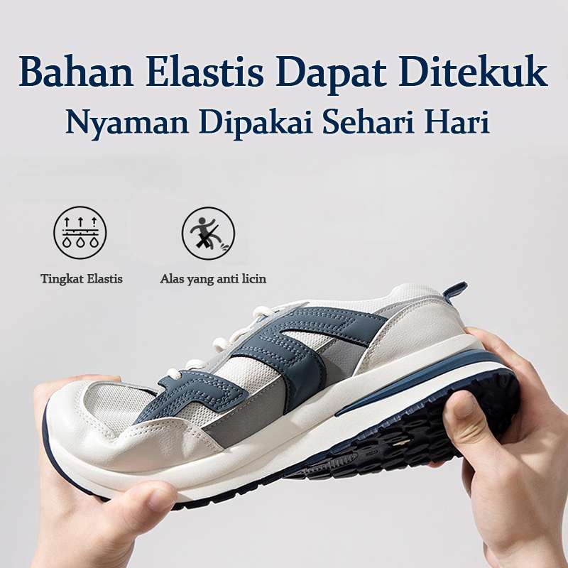 Promo Sepatu Sneakers Pria Original Sepatu Olahraga Lari Pria Lokal ...