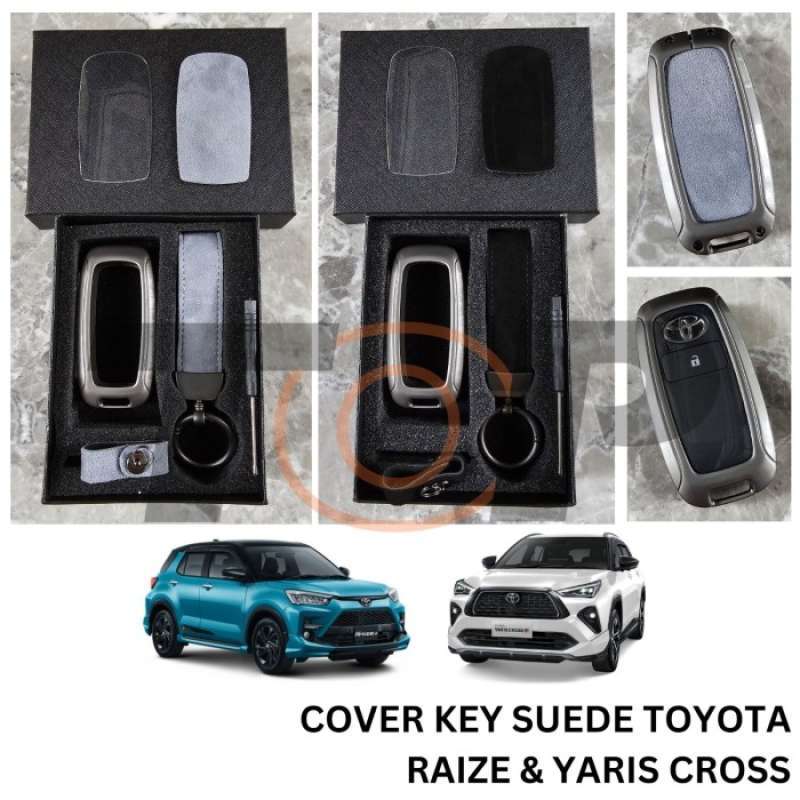 Promo Cover Key Suede Toyota Raize Yaris Cross Case Sarung Casing ...