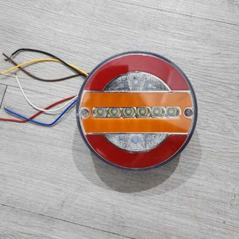 Promo Lampu Stop Model Bulat 24volt 12 Volt Lampu Belakang Truk Pick Up ...