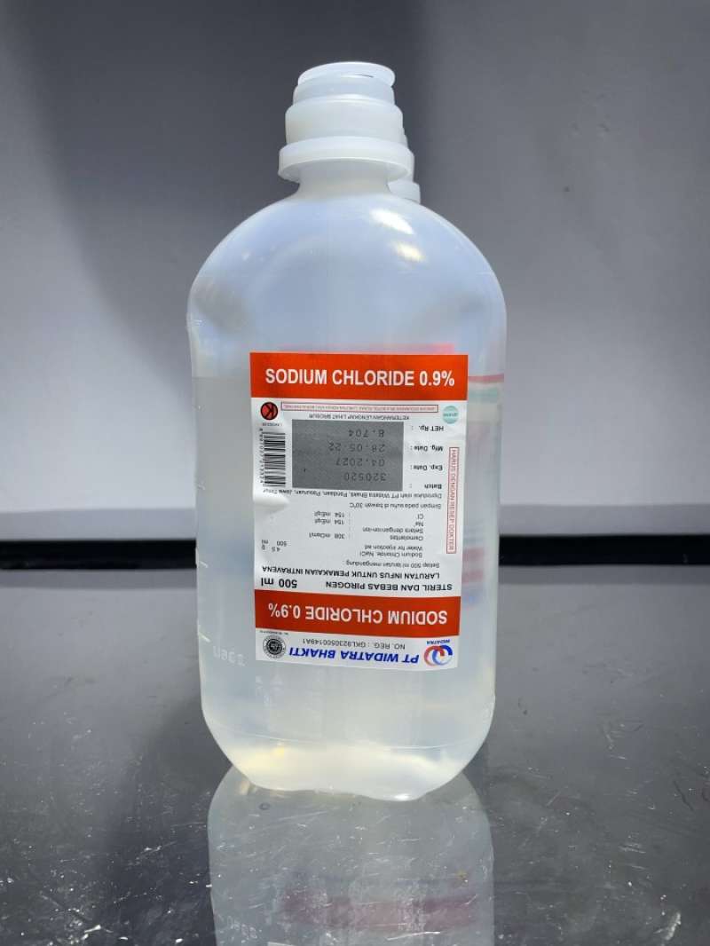 Jual Nacl Infus 0,9% 500 Ml Natrium Chlorida Infus Di Seller Apotek ...