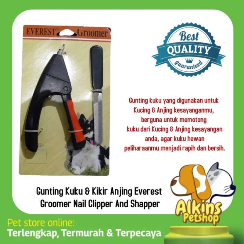 Promo Gunting Kuku & Kikir Anjing Everest Groomer Nail Clipper And Shapper Diskon 23% Di Seller ...