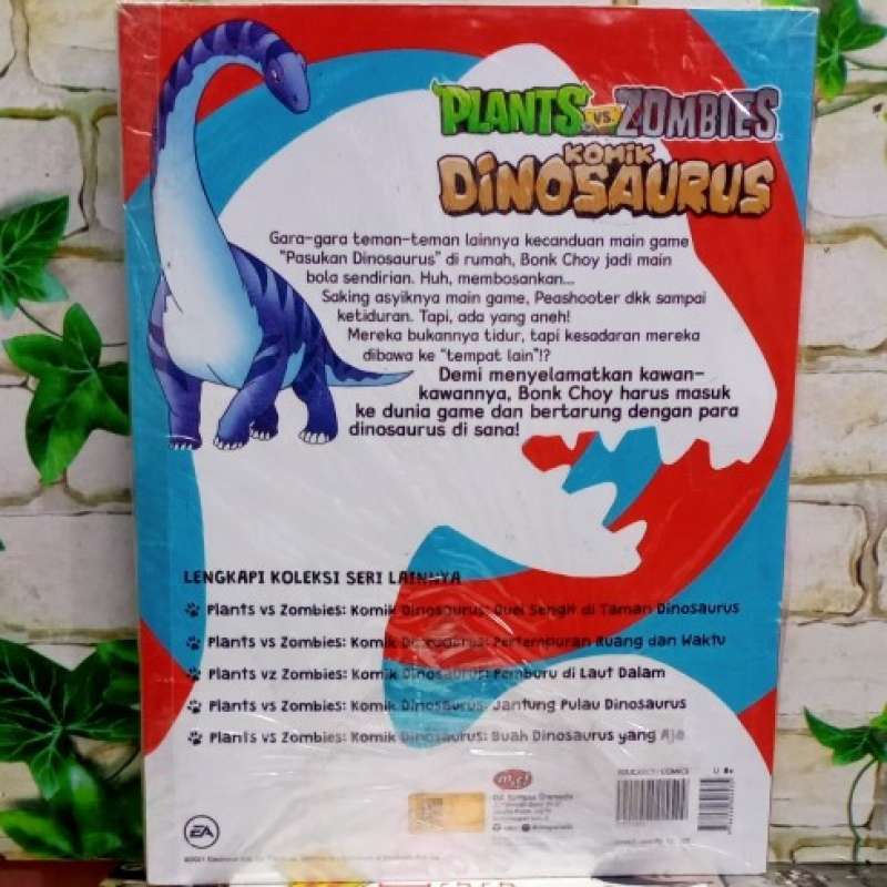Promo Ori Buku Komik Plants Vs Zombies Dinosaurus Pertarungan Para ...