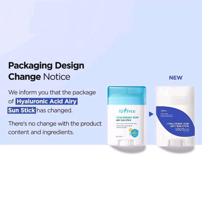 Promo Isntree Hyaluronic Acid Airy Sun Stick Spf 50+ Pa++++ 22gr Diskon ...