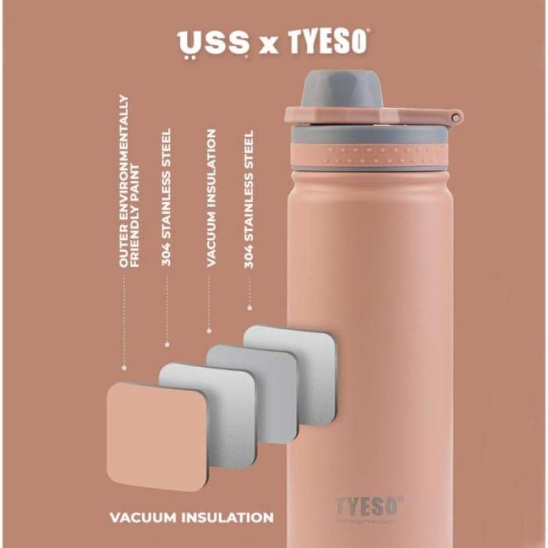 Jual Tyeso Botol Minum Stainless 530ml Ts-8706 Sports Vacuum Insulated ...