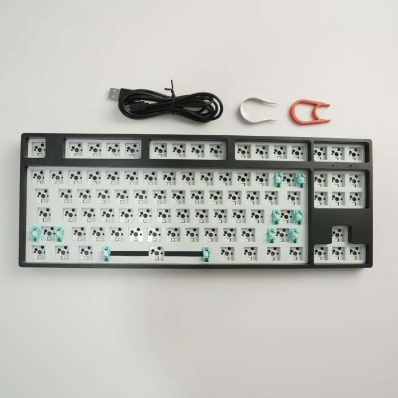 Jual K87 South Facing Mechanical Barebone Keyboard -tkl 87 Keys ...