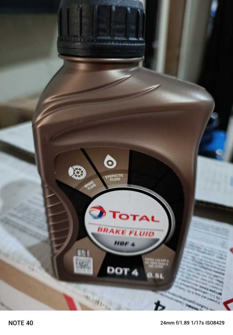 Jual Minyak Rem Brake Fluid Total Hbf 4 Dot 4 500 Ml Di Seller Kds Oil ...