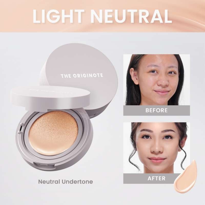 Jual The Originote High Cover Serum Cushion - Base Makeup Tekstur ...