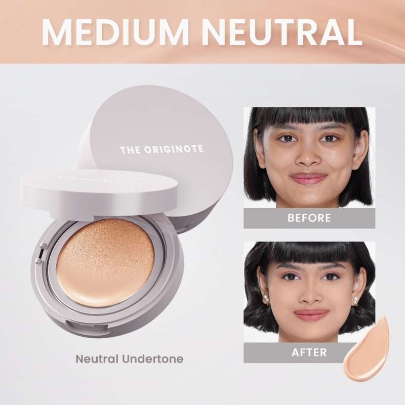 Jual The Originote High Cover Serum Cushion - Base Makeup Tekstur ...