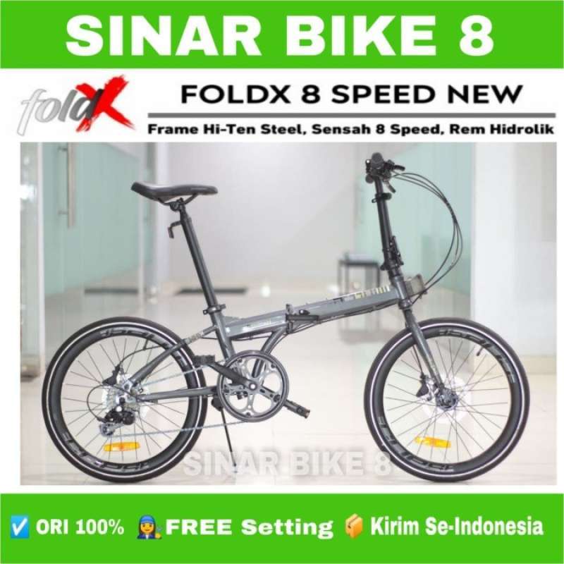 Promo Sepeda Lipat Element Foldx 8 Speed Fold X New Rem Hidrolik Diskon 33% Di Seller Harsastore ...