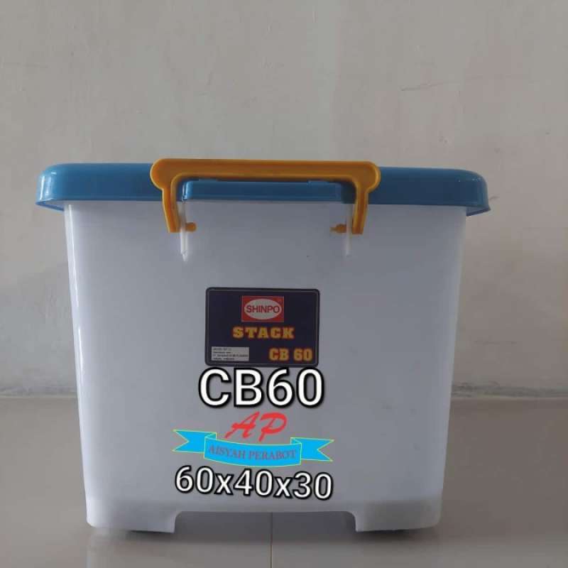 Jual Kontener Bok Cb 60 Bahan Pelastik Berkualitas Merek Shimpoo 58x40x30cm - Cb 52 53x39x35 Di ...