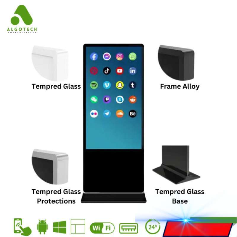 Jual Digital Signage 55 Inchi Kiosk Touchscreen Free Instalasi ...