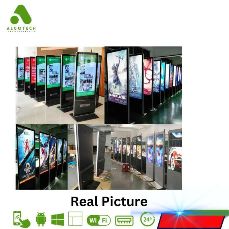 Jual Digital Signage 55 Inchi Kiosk Touchscreen Free Instalasi ...