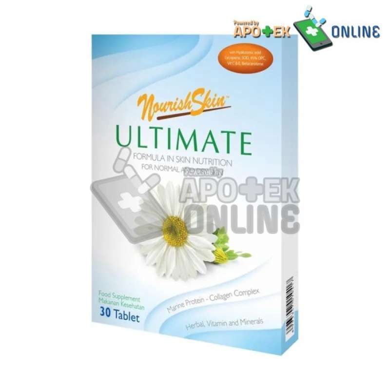 Jual Nourish Skin Ultimate New Formula 30 Tablet Di Seller More-id ...