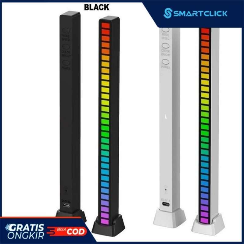 Promo Lampu Led Rgb Bar Strip Spectrum Audio Indicator Musik Sound ...