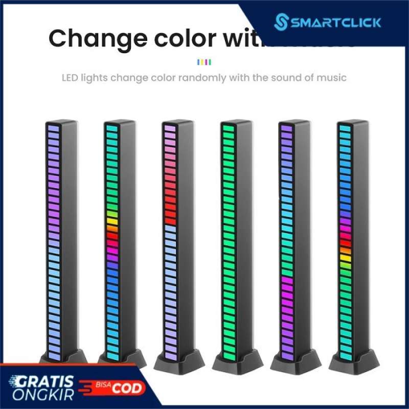 Promo Lampu Led Rgb Bar Strip Spectrum Audio Indicator Musik Sound Control Diskon 23% Di Seller ...