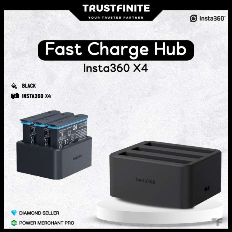 Jual Insta360 X4 Fast Charge Hub / Charger Hub Insta 360 X4 Original Di Seller Winter ...