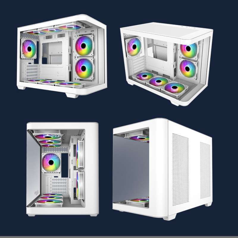 Jual Casing Gaming Armaggeddon Aquaron X-curve 285 M-atx With Front ...