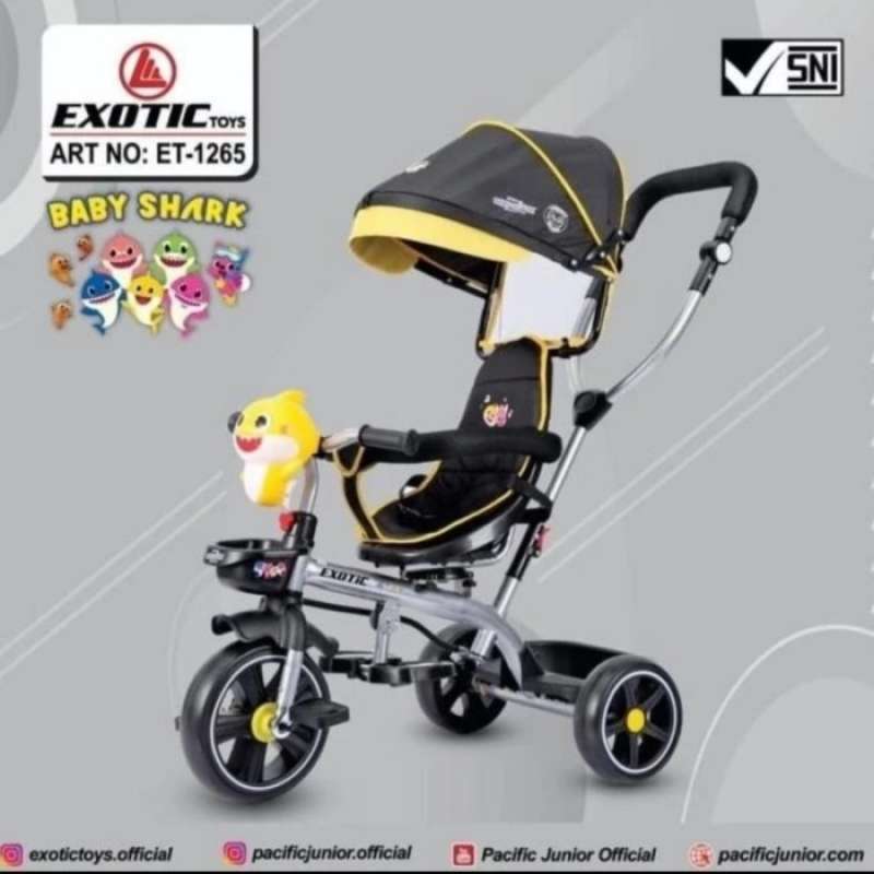 Promo Sepeda Roda Tiga Exotic Et-1265 Bs 2 Hadap Diskon 33% Di Seller ...