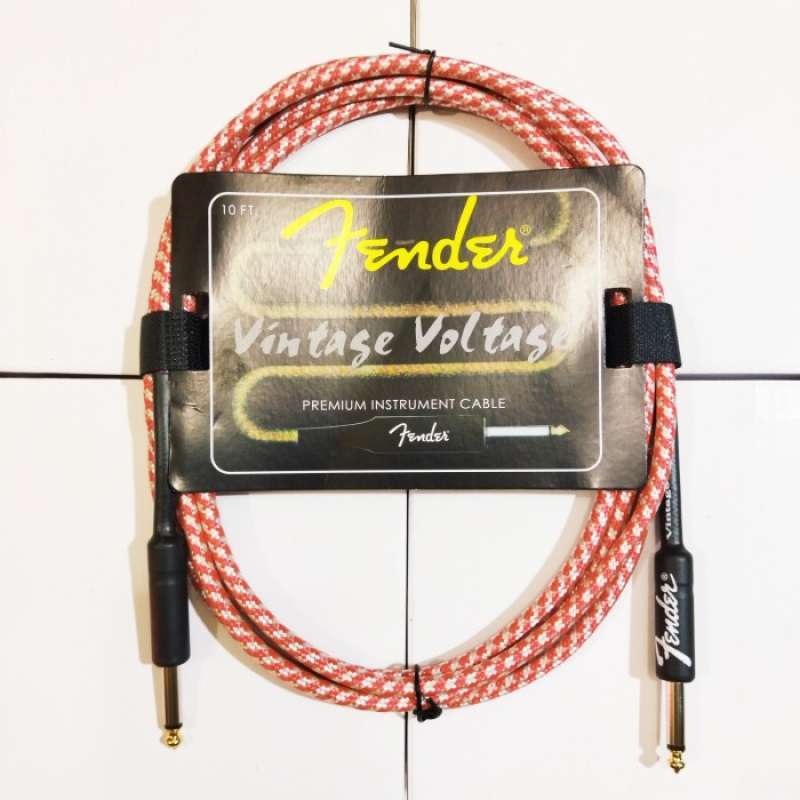 Promo Kabel Jack Gitar Fender Vintage Voltage Panjang 3 Meter - Hitam ...