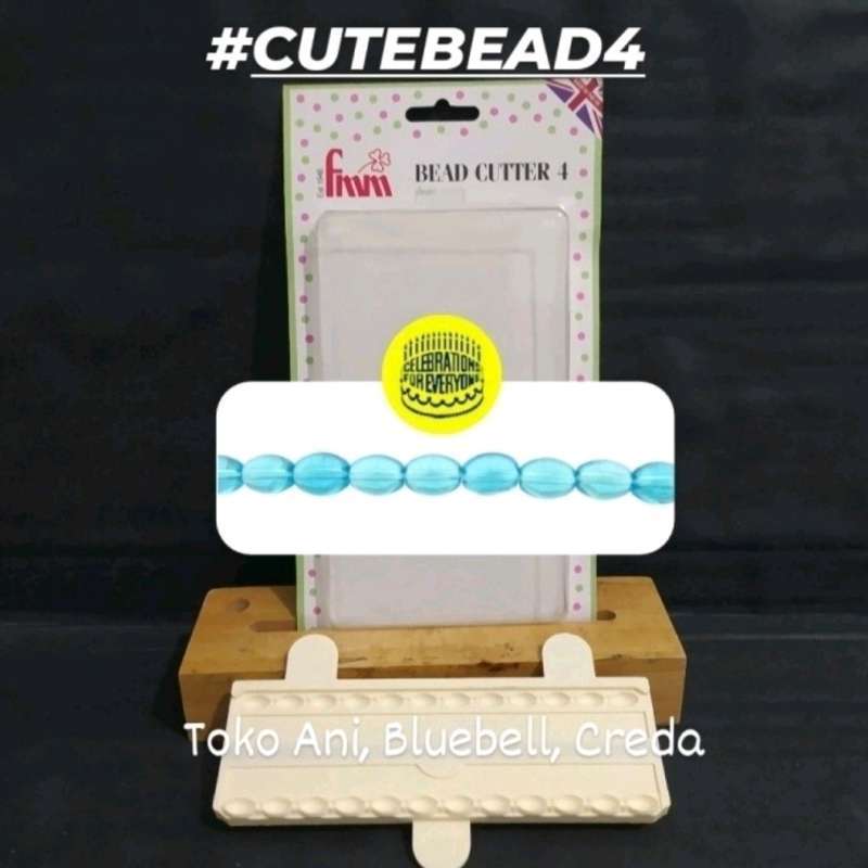 Jual Fmm Product Bead Oval Fondant Cutter ± 1 Cm / Cetakan Mutiara ...