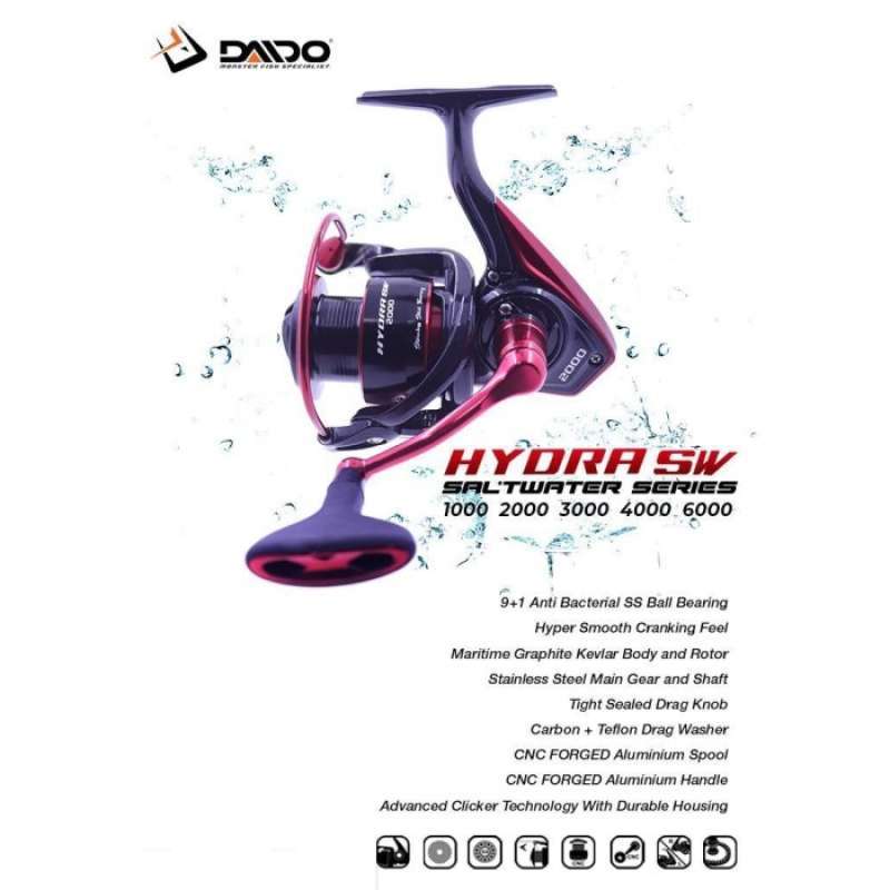 Promo Reel Daido Hydra Sw Saltwater Series 9+1bb Drag 15kg Power Handle ...