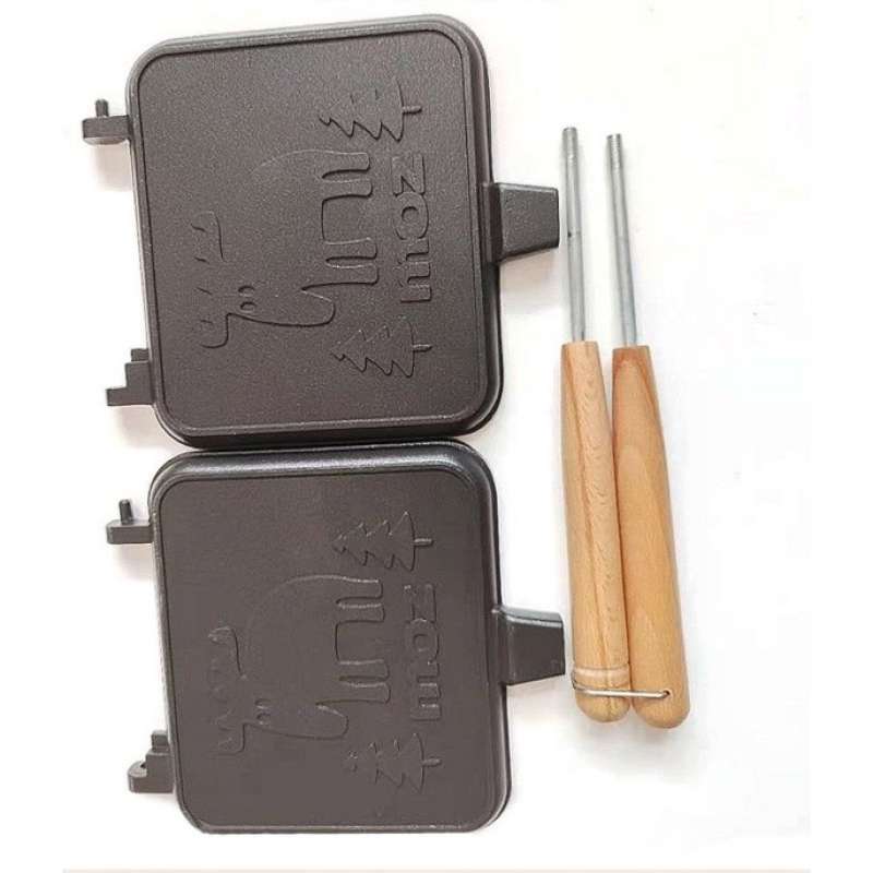 Jual Pemanggang Roti Sandwich Kotak Maker Pan Jepang Toaster Manual ...