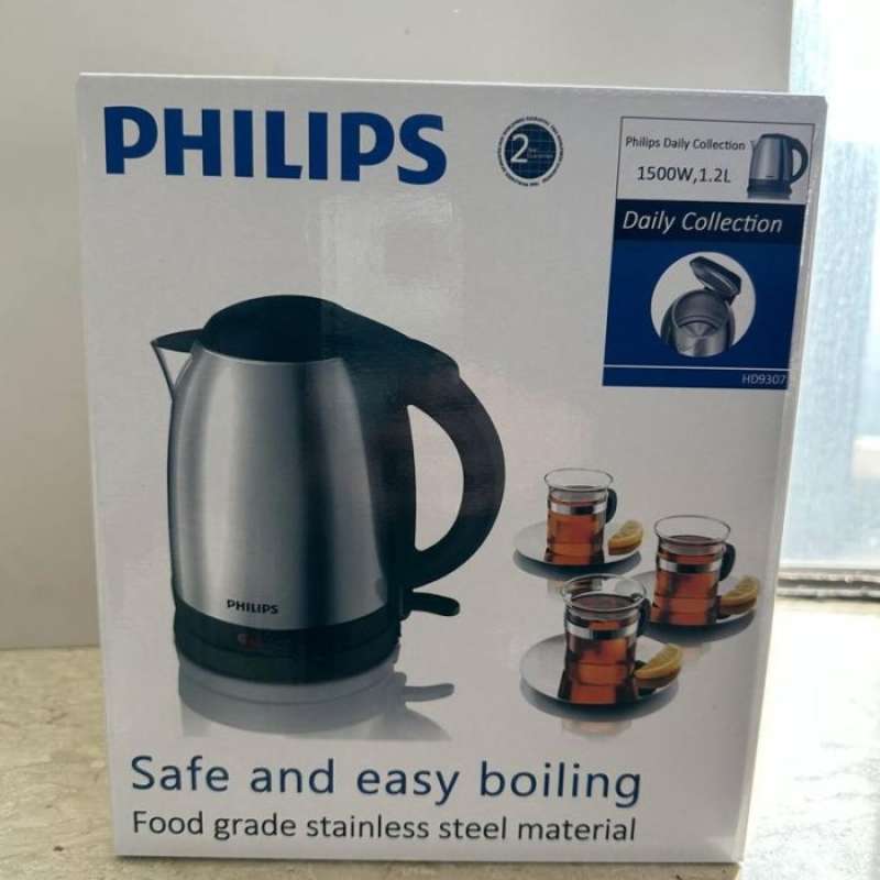 Jual Philip Teko Listrik 1.8l / Pemanas Air 1.8 Liter/ Kettle Electric ...
