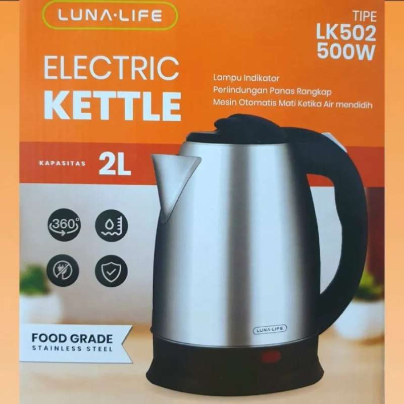 Jual Luna Life Teko Listrik Pemanas Air Elektrik Kettle Elektrik ...