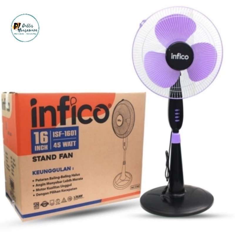 Promo Infico Kipas Angin Berdiri Stand Fan - 1601 - 16 Inch Terbaik ...