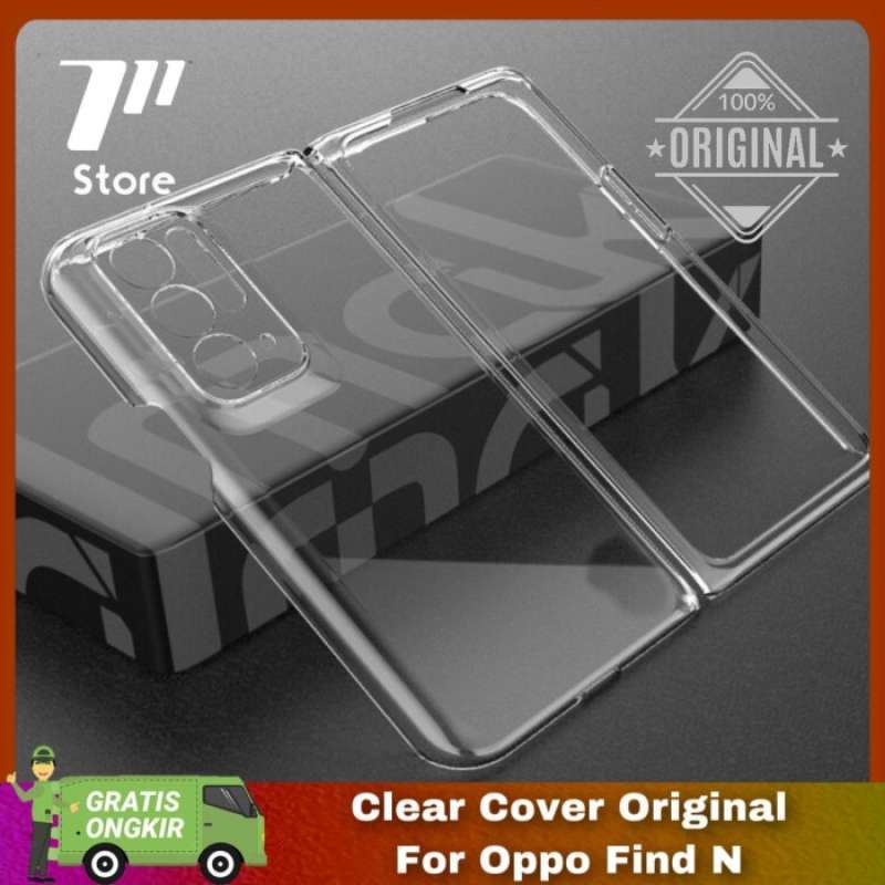 Promo Oppo Find N Frost Slim Original Hard Case Bening Front & Back ...