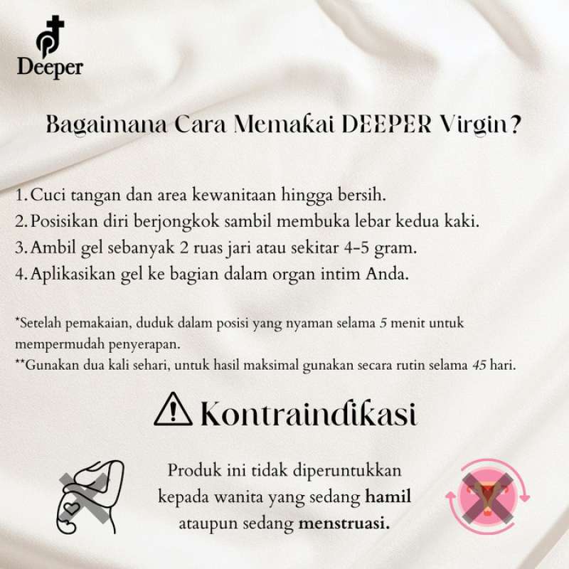 Promo Deeper Virgin Gel Pengencang Obat Perapat Miss V Kesat Dan Harum ...