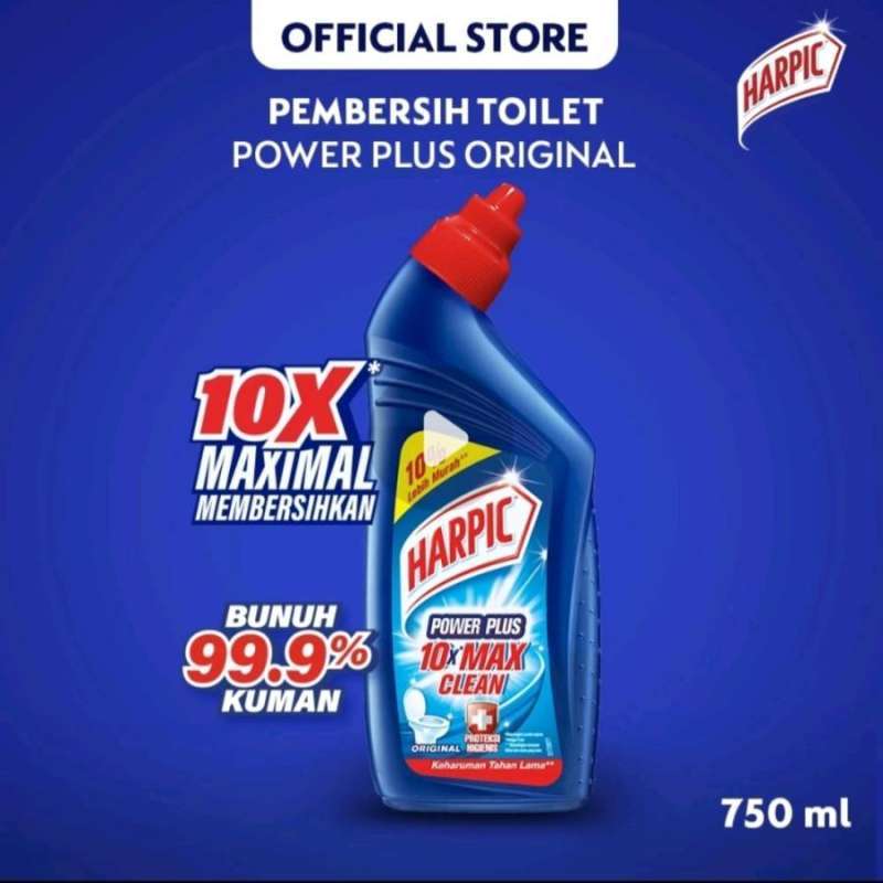 Jual Harpic Power Plus Original / Citrus Cairan Pembersih Toilet / Kloset 750 Ml - Original Di ...