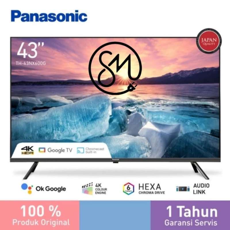 Jual Led Smart Tv Panasonic 43 Inc Th-43nx600g Uhd 4k Google Tv Di ...