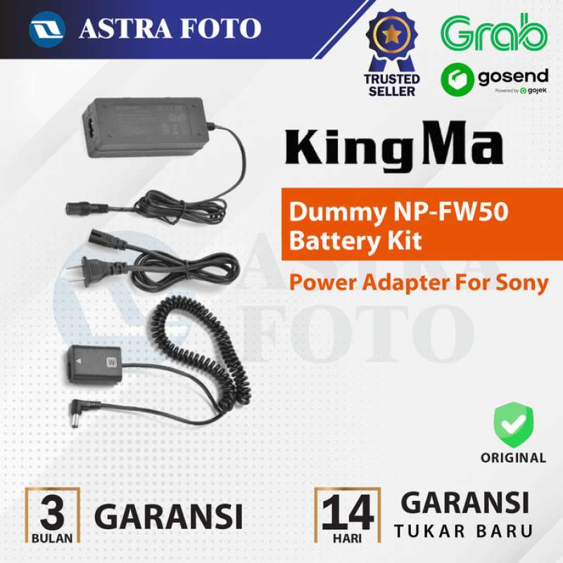 Jual Kingma Dummy Np-fw50 Battery Kit Ac Power Adapter For Sony Di ...