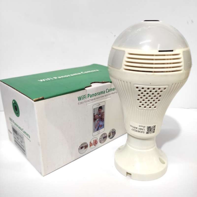 Jual Ip Camera Cctv Lampu Wireless Ip Kamera Cctv Wifi Bohlam Ip Cam B13 Di Seller Rumix ...