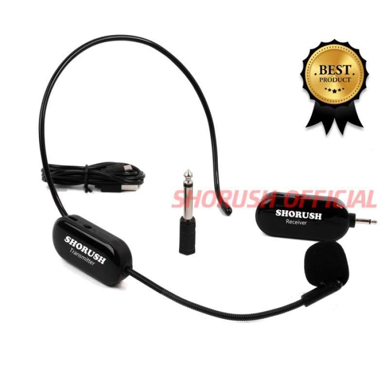 Jual Shorush Im 1 A Mikrofon Mic Clip On Wireless Bando Instruktur Guru Di Seller Circlet ...