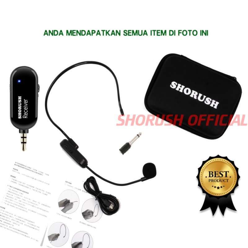 Jual Shorush Im 1 A Mikrofon Mic Clip On Wireless Bando Instruktur Guru Di Seller Circlet ...