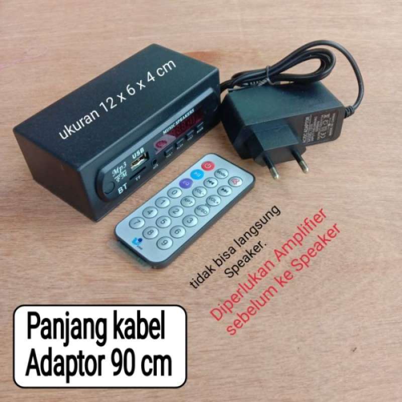 Jual Mp3 Player Bluetooth 12v Player Usb Fm Box Mini Mp3 Rakitan ...