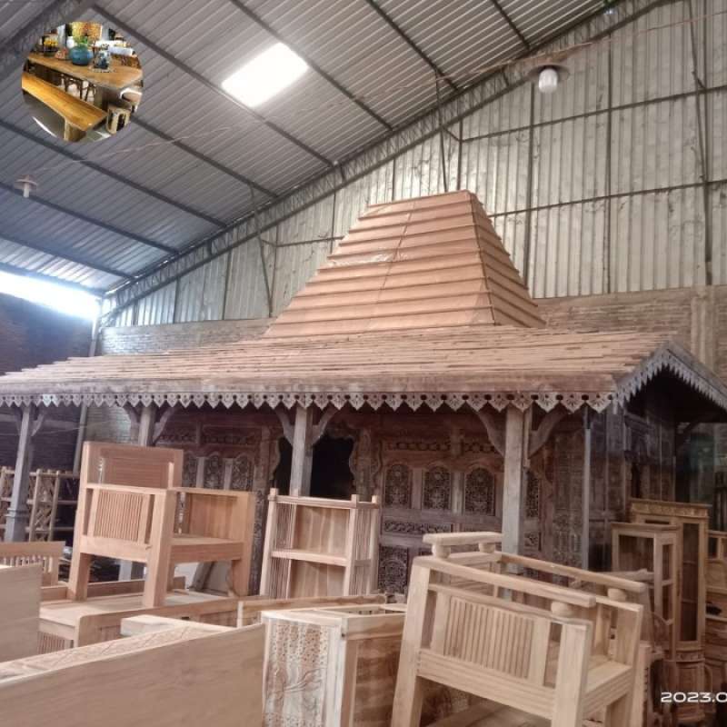 Jual Rumah Jati Rumah Gladak Kayu Jati 5x7 Meter Rumah Panggung Di ...