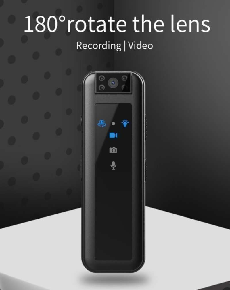 Jual Cs07 - Portable Video & Voice Recorder With Rotating Camera Lens ...
