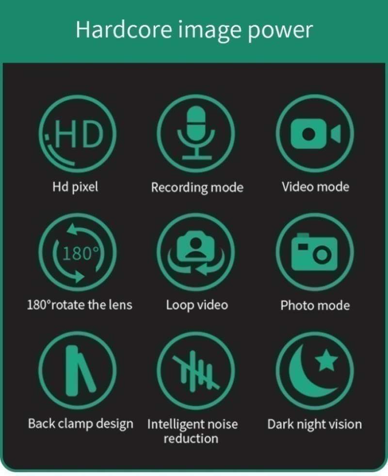 Jual Cs07 - Portable Video & Voice Recorder With Rotating Camera Lens ...