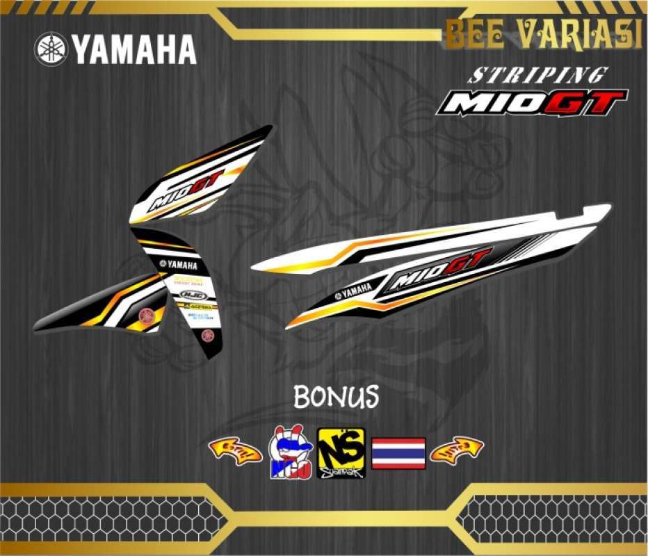 Promo Sticker Mio Gt,striping Yamaha Mio,decal Mio,yamaha Mio Gt Diskon ...