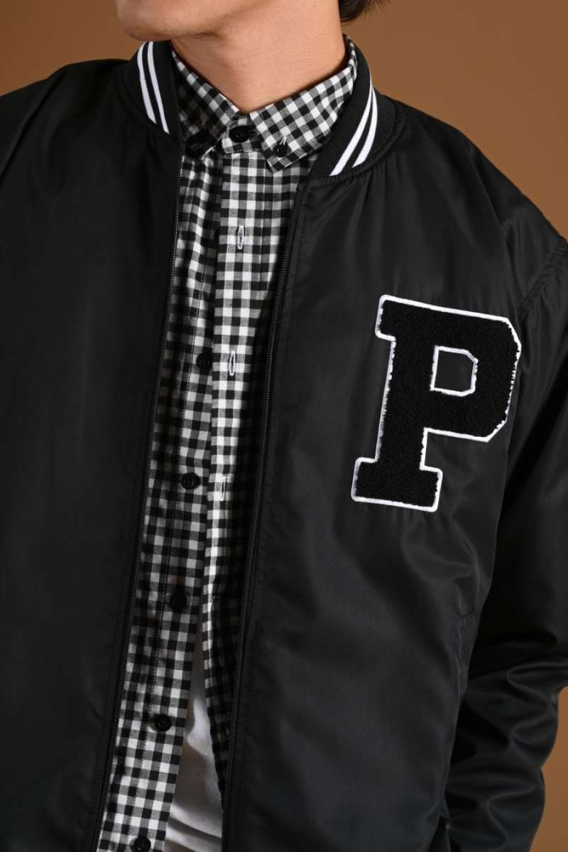 Jual Jaket Prepp Studio Preppies Bomber Jacket Black Di Seller Wd_store ...